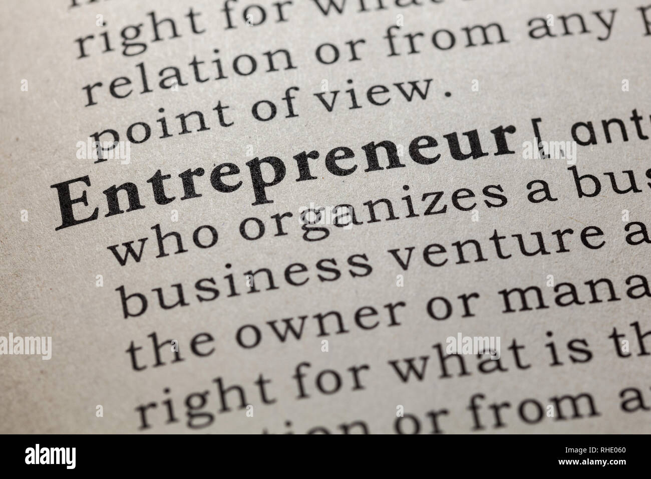 Fake Dictionary, Dictionary definition of the word entrepreneur ...