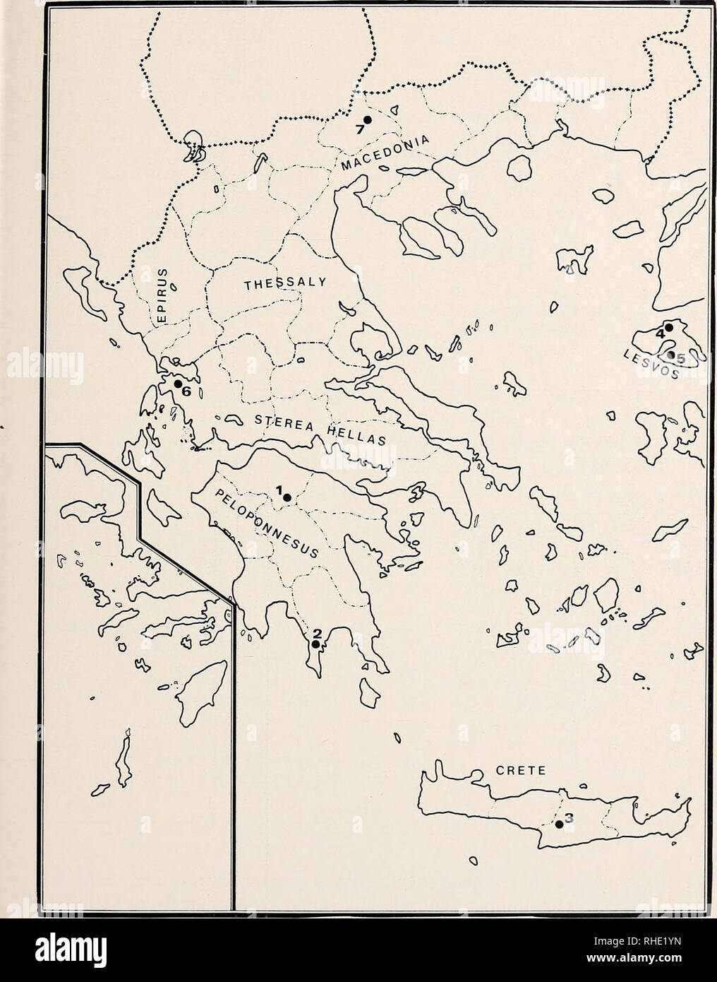 Map of laconia hi-res stock photography and images - Alamy