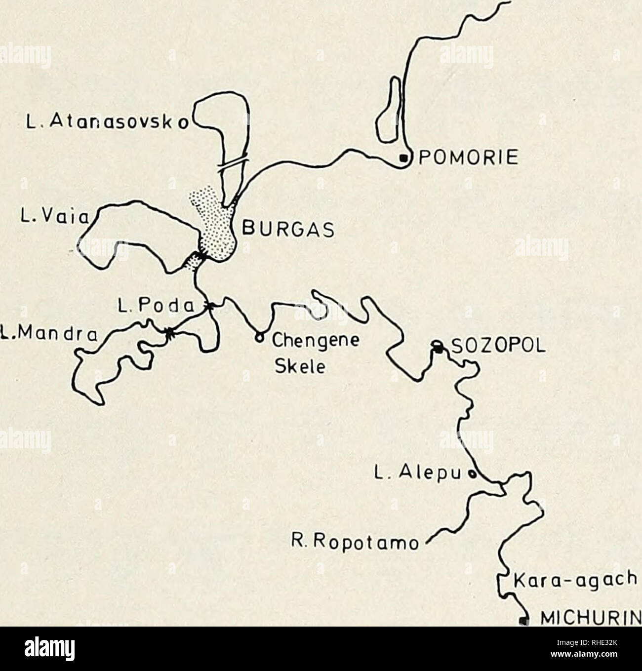 Map of burgas hi-res stock photography and images - Alamy