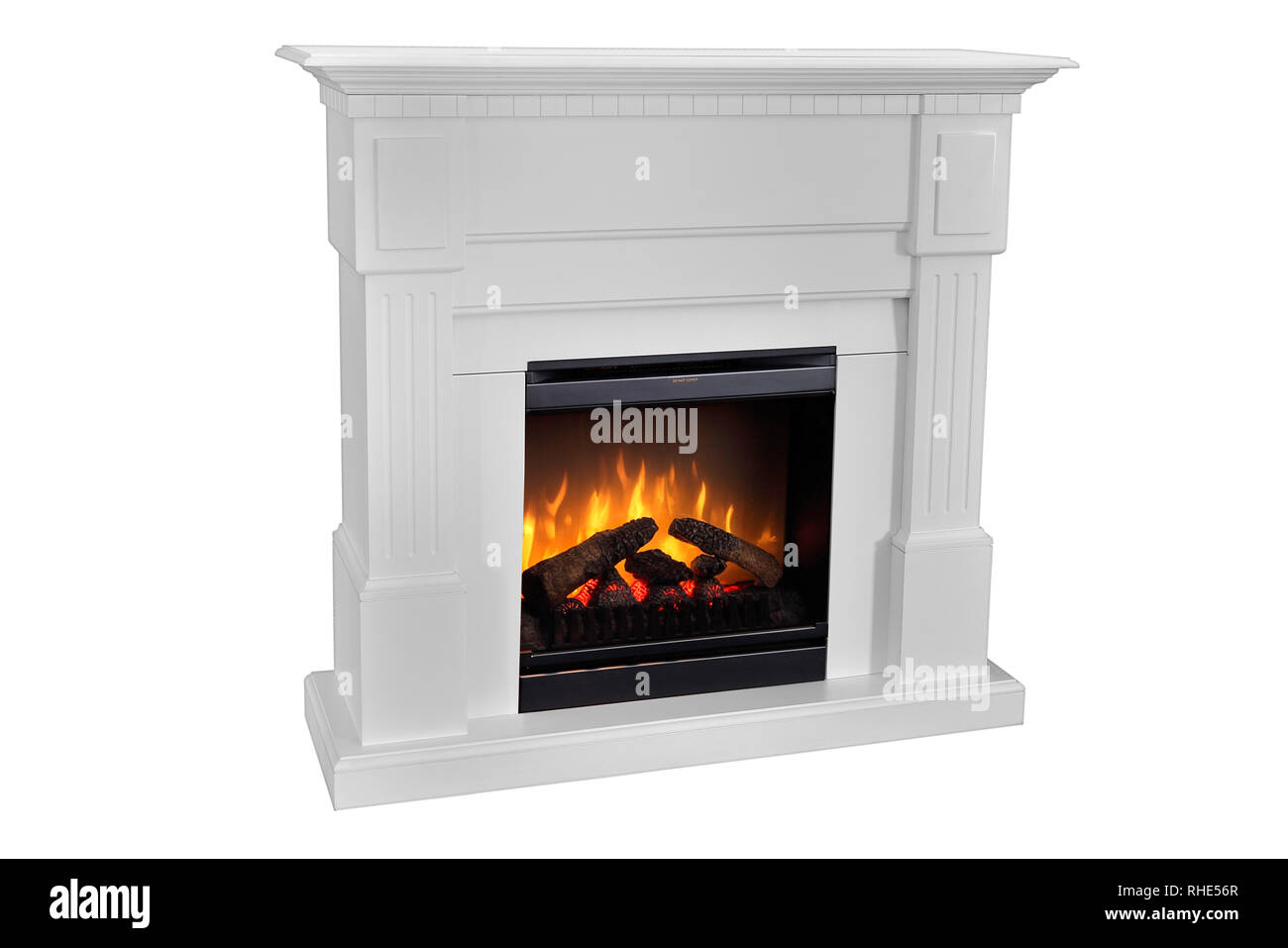 Roaring fire background Cut Out Stock Images & Pictures - Alamy