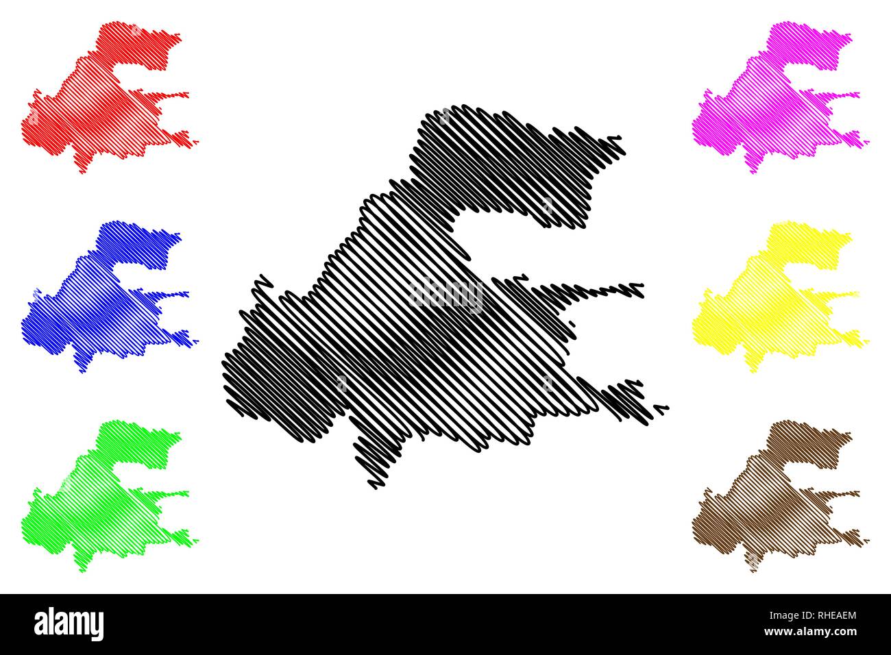 Presov City (Slovakia, Slovak Republic city) map vector illustration ...
