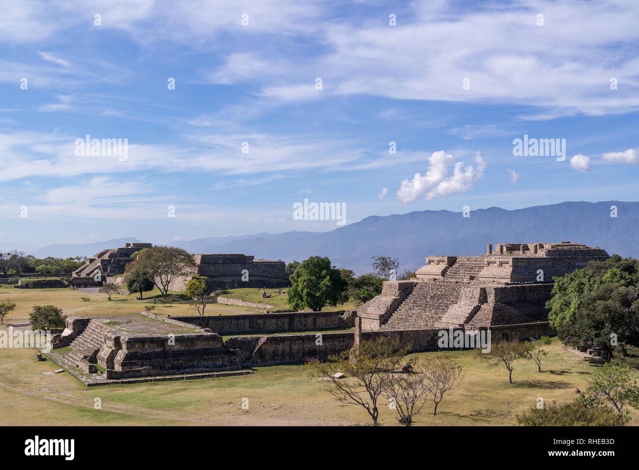 Pyramids of Monte Alban, Oaxaca, Mexico Stock Photo - Alamy