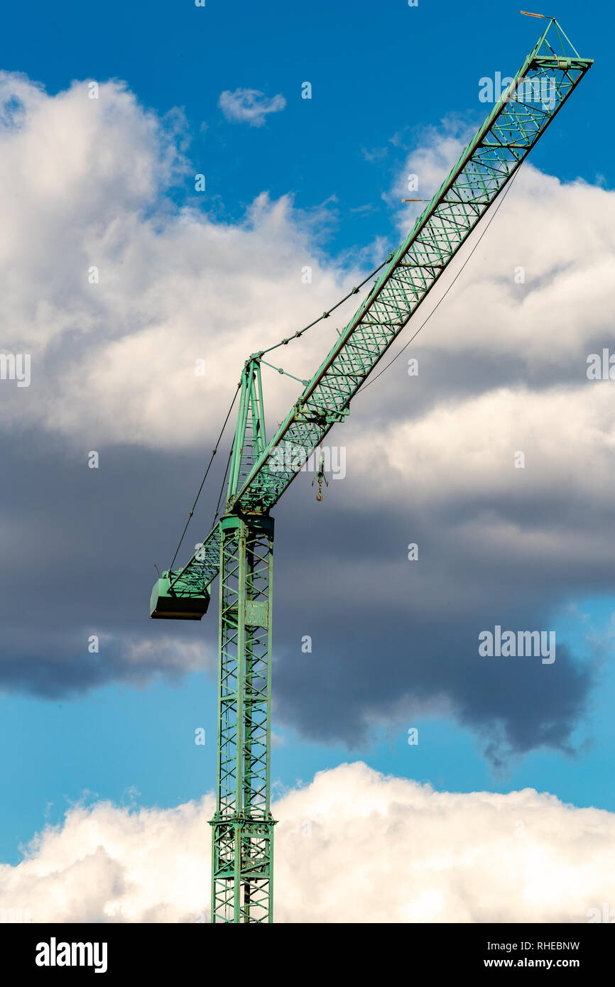 A crane is a type of machine, generally equipped with a lifting rope ...