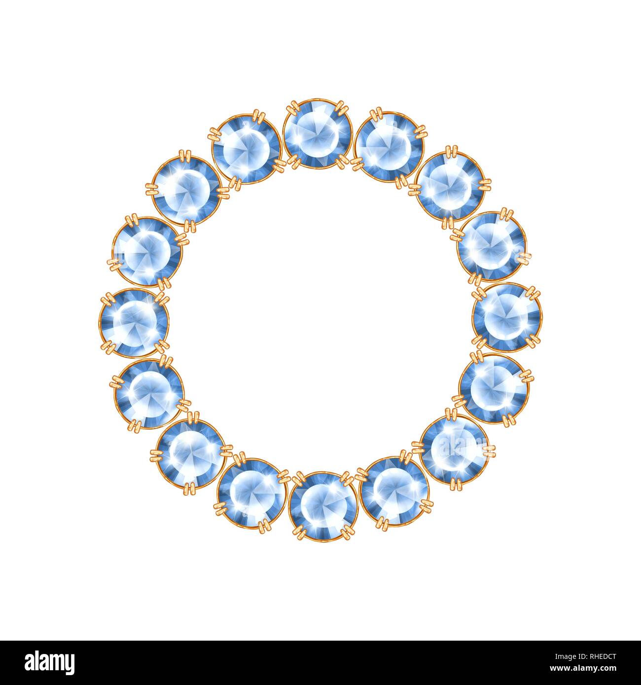 Diamond round frame hi-res stock photography and images - Alamy