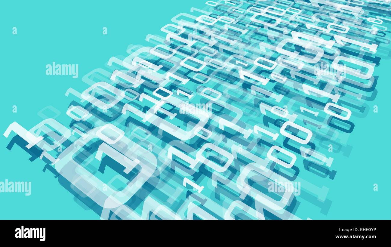 Abstract Art Background Computer Binary Code Vector Conception Stock Vector Image And Art Alamy