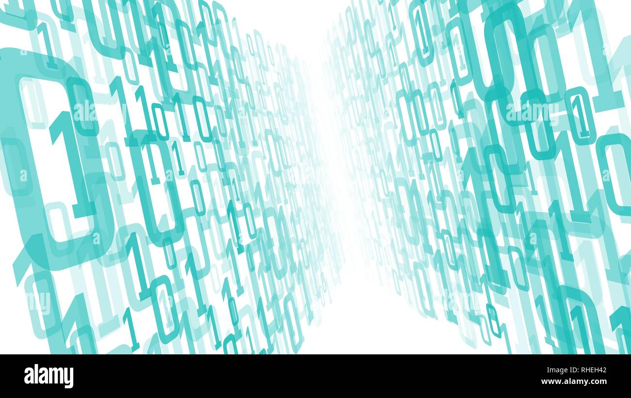 Cyber Data Binary Code Algorithm Machine Learning Concept Stock Vector 9579
