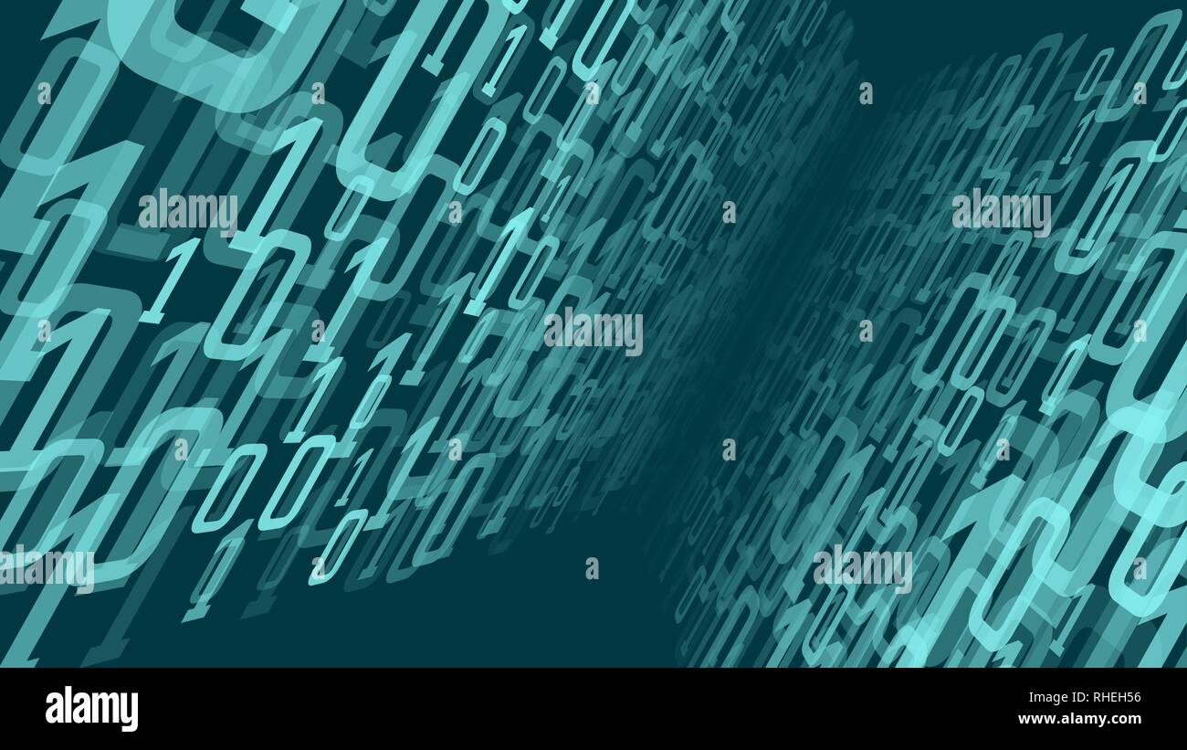 Vector digital cloud computing numbers, random data information from internet Stock Vector Image ...