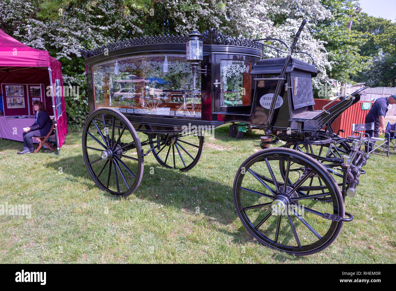 Horse drawn funeral carriage hi-res stock photography and images - Alamy