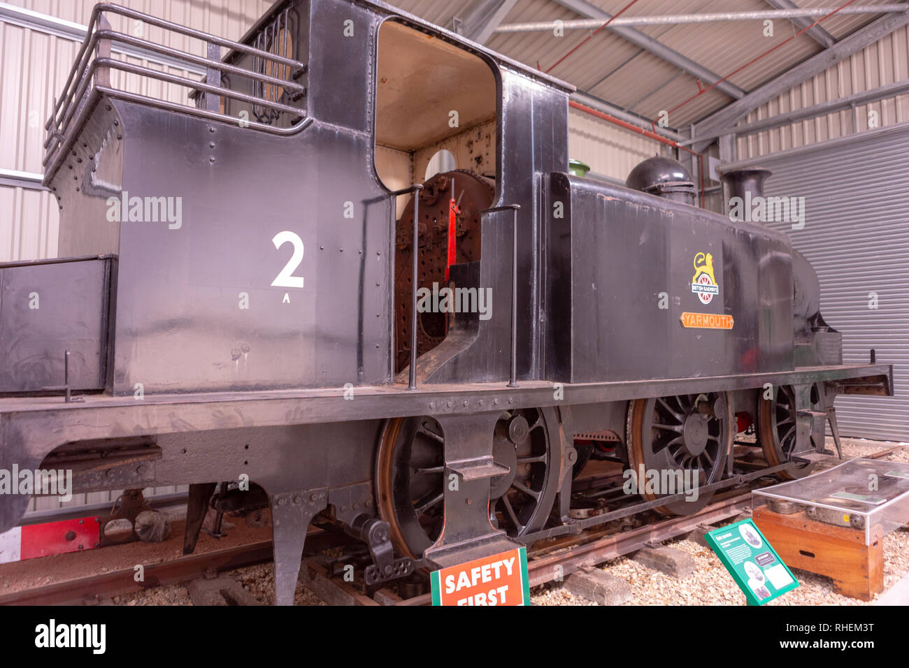 Steam Locomotive E1 Class 0-6-0T No. W2 "Yarmouth" at Isle of Wight ...