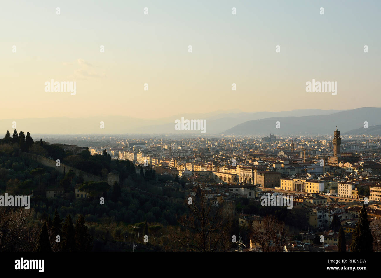View piazzale michelangelo hi-res stock photography and images - Alamy