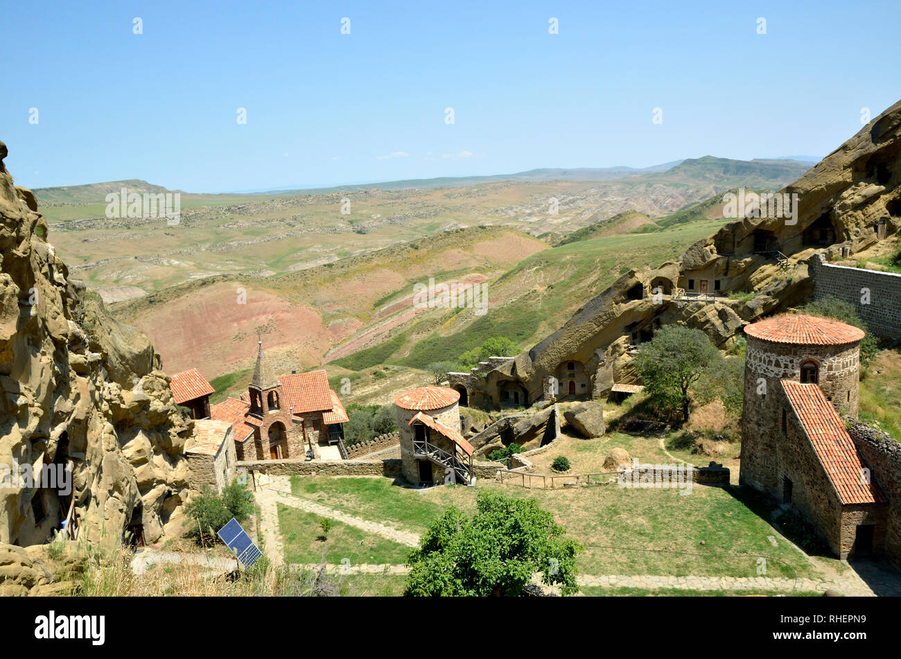 Caves and Lavra at the David Gareja monastery, Georgia Stock Photo - Alamy