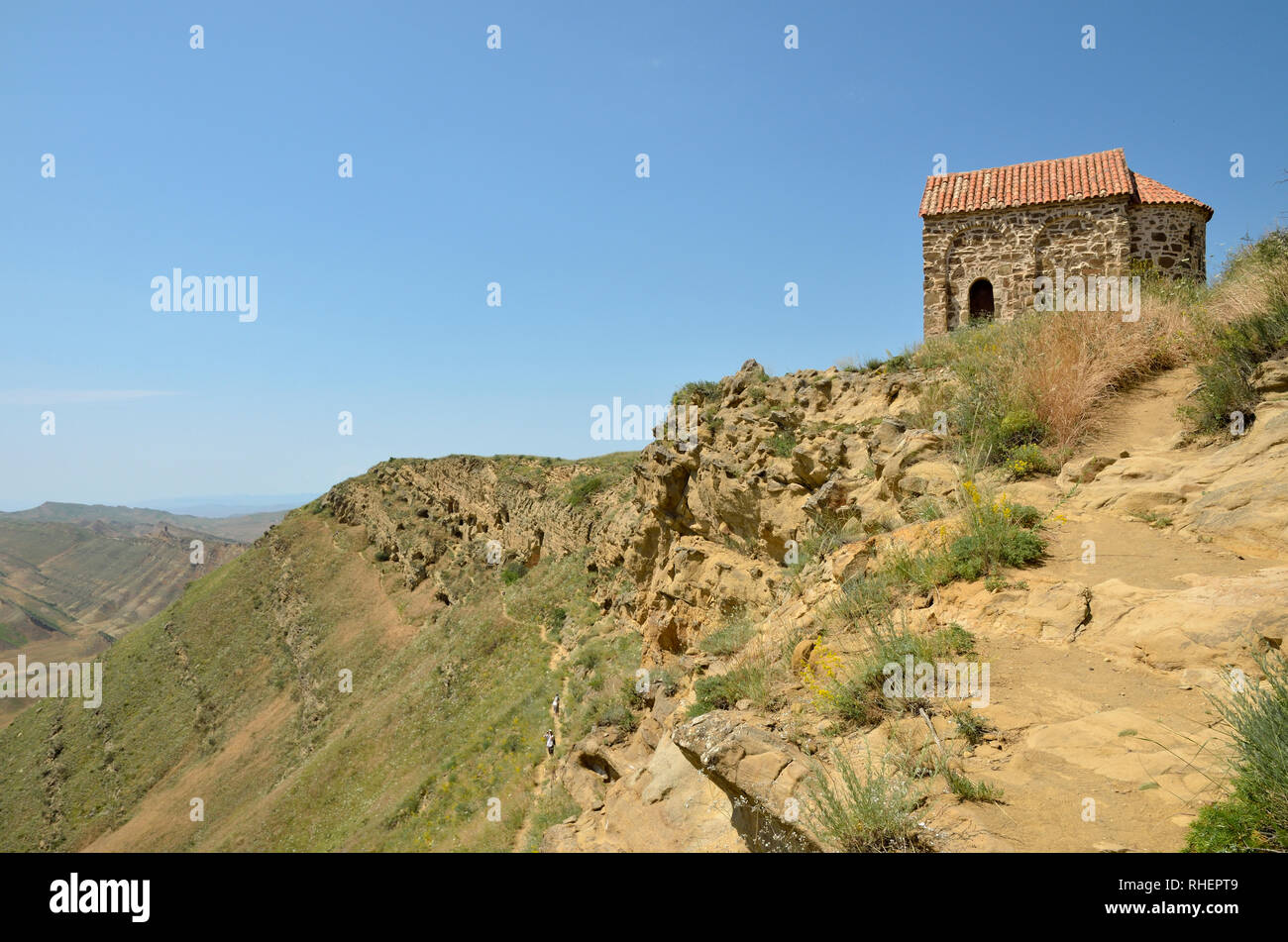 The monastic complex of David Gareji, Georgia Stock Photo - Alamy