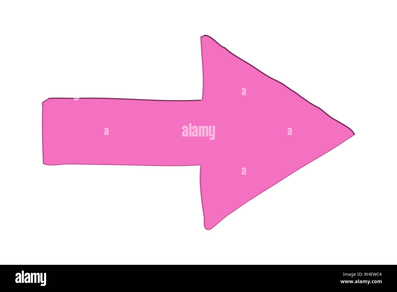 Pink Arrow Pointing Right