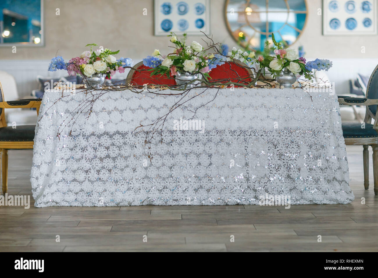 wedding set up Stock Photo - Alamy