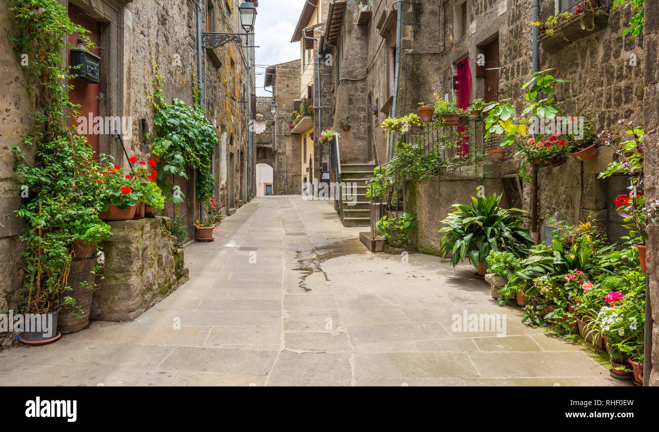 Vitorchiano, medieval italian village in Viterbo Province, Lazio, Italy ...