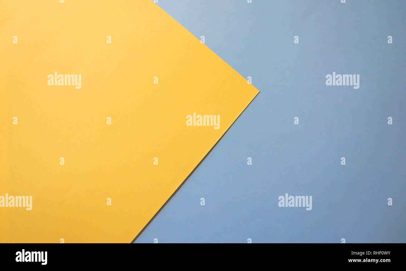 Pastel paper background for design. Yellow and blue Stock Photo - Alamy