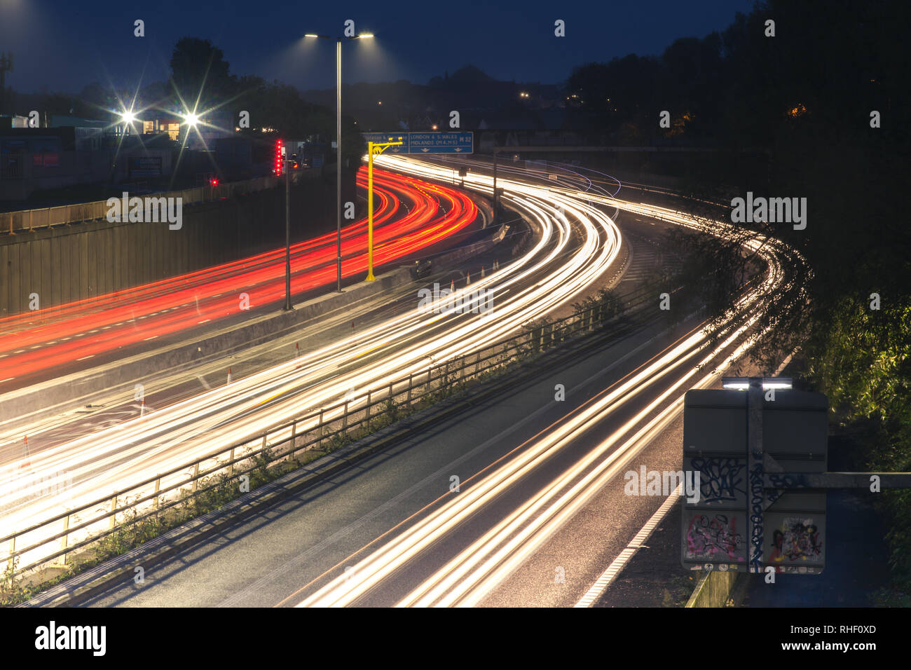 Long exposure motorway hi-res stock photography and images - Alamy