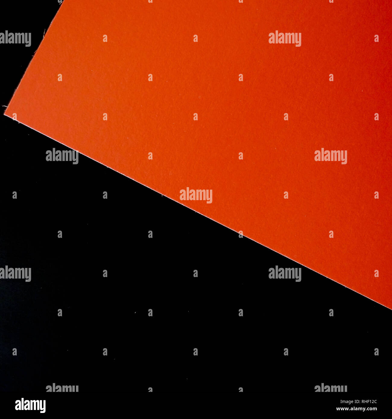 Dark flat lay background with color paper sheets. Black and red Stock ...