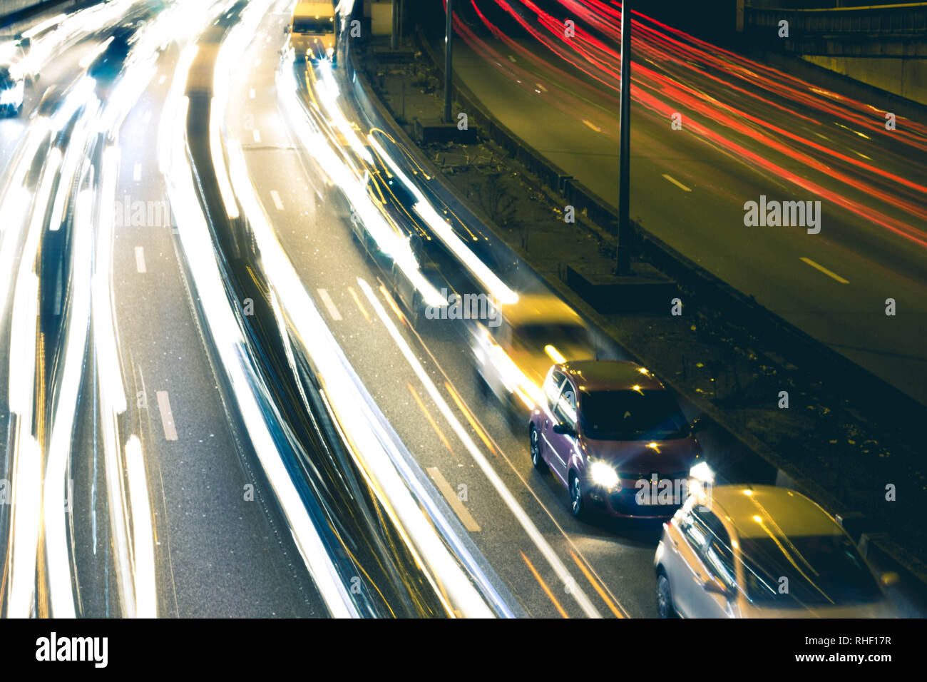 Long exposure motorway hi-res stock photography and images - Alamy