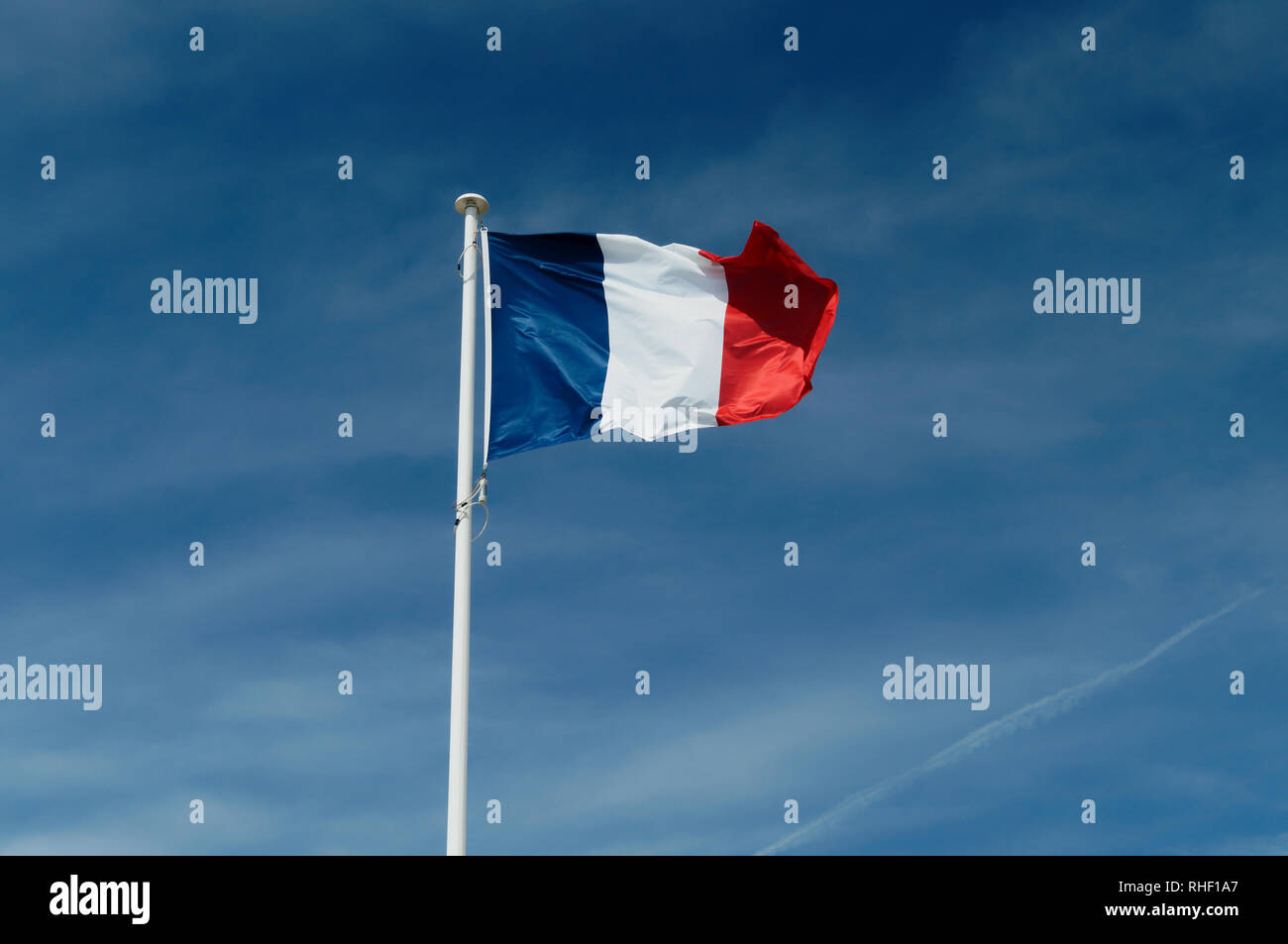 Cloudy flag france hi-res stock photography and images - Alamy