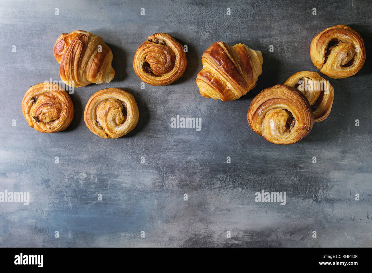 Puff pastry buns Stock Photo - Alamy