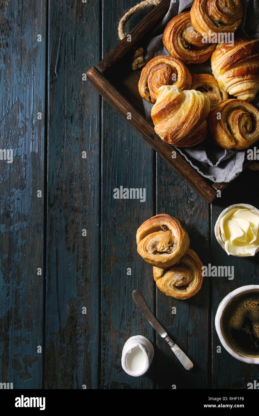 Puff pastry buns Stock Photo - Alamy