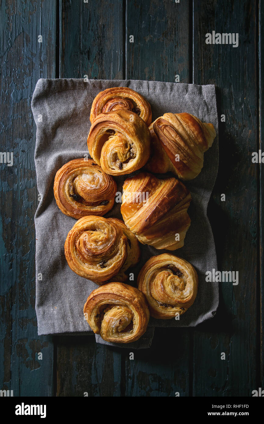 Puff pastry buns Stock Photo - Alamy