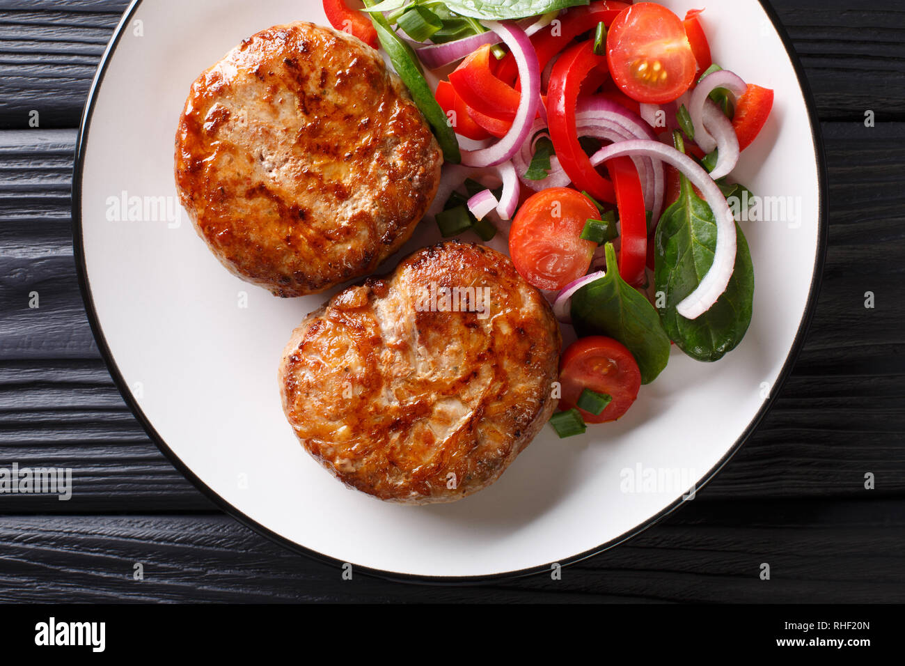 Delicious meatballs crepinette wrapped in a ñaul fat and fresh ...