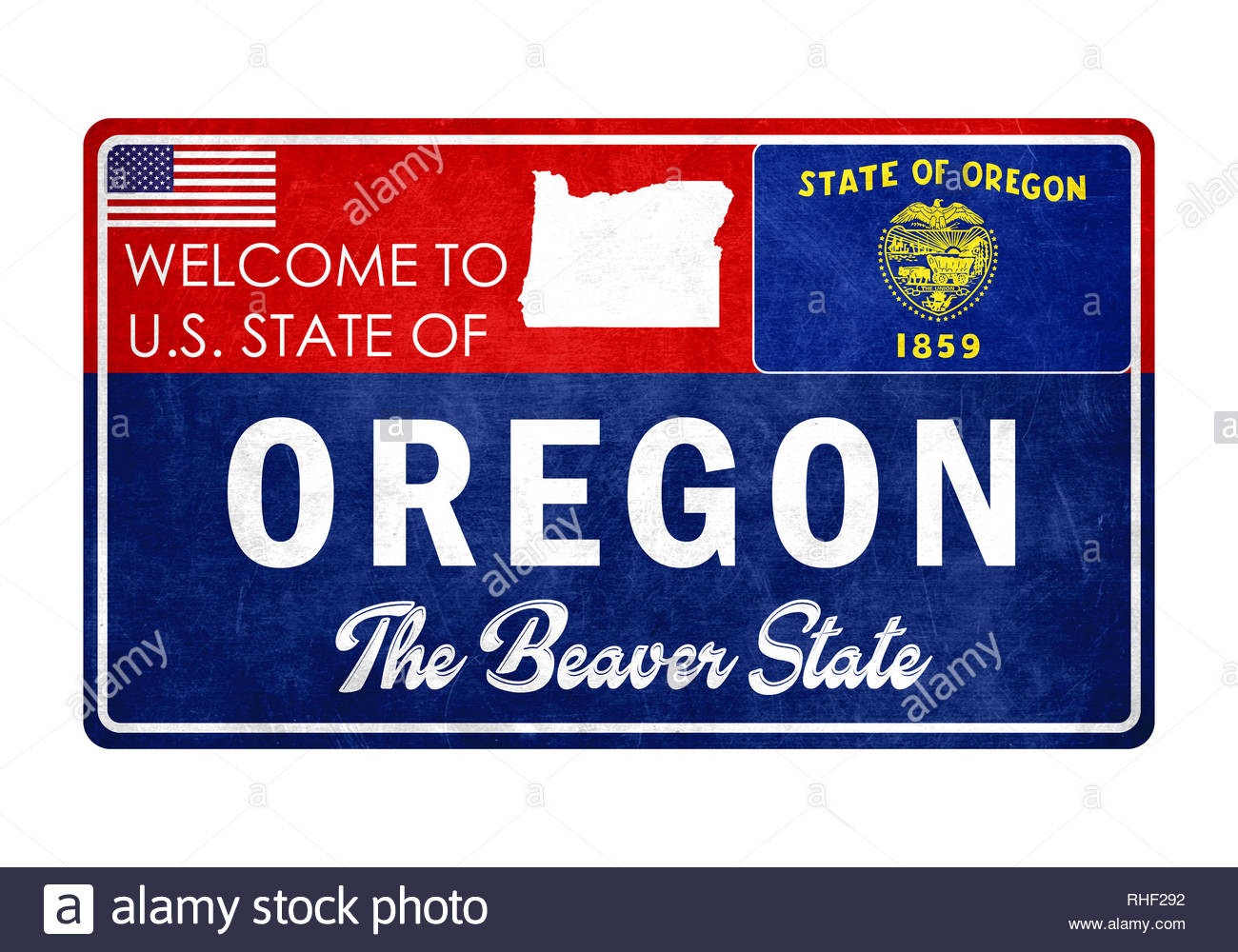Welcome To Oregon Sign Stock Photos & Welcome To Oregon Sign Stock ...