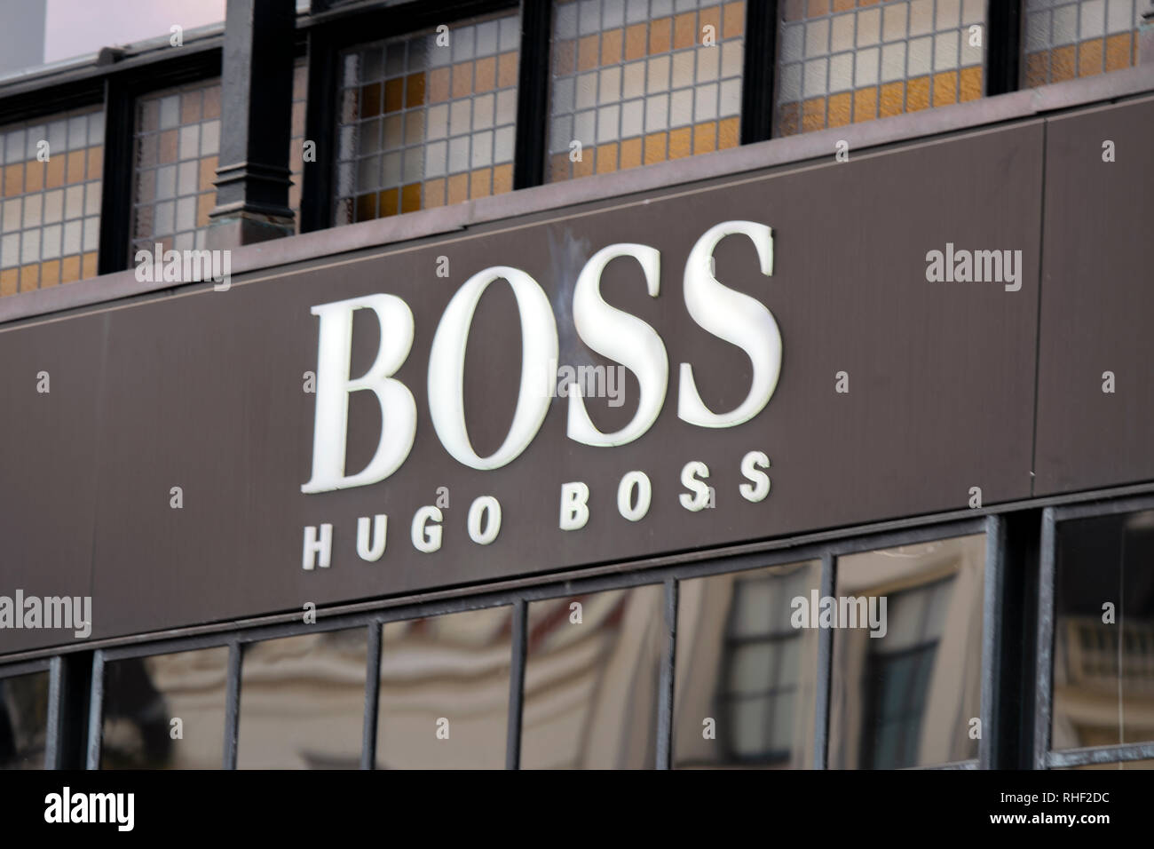Boss Shop At Amsterdam The Netherlands 2019 Stock Photo - Alamy
