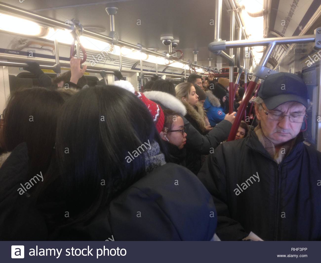 Over Crowded Subway Train High Resolution Stock Photography and Images ...