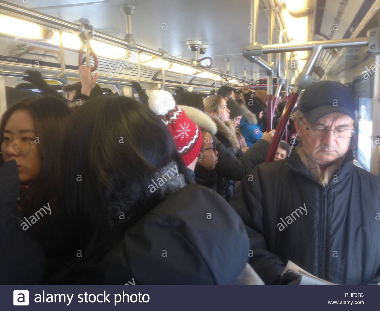 Over Crowded Subway Train High Resolution Stock Photography and Images ...