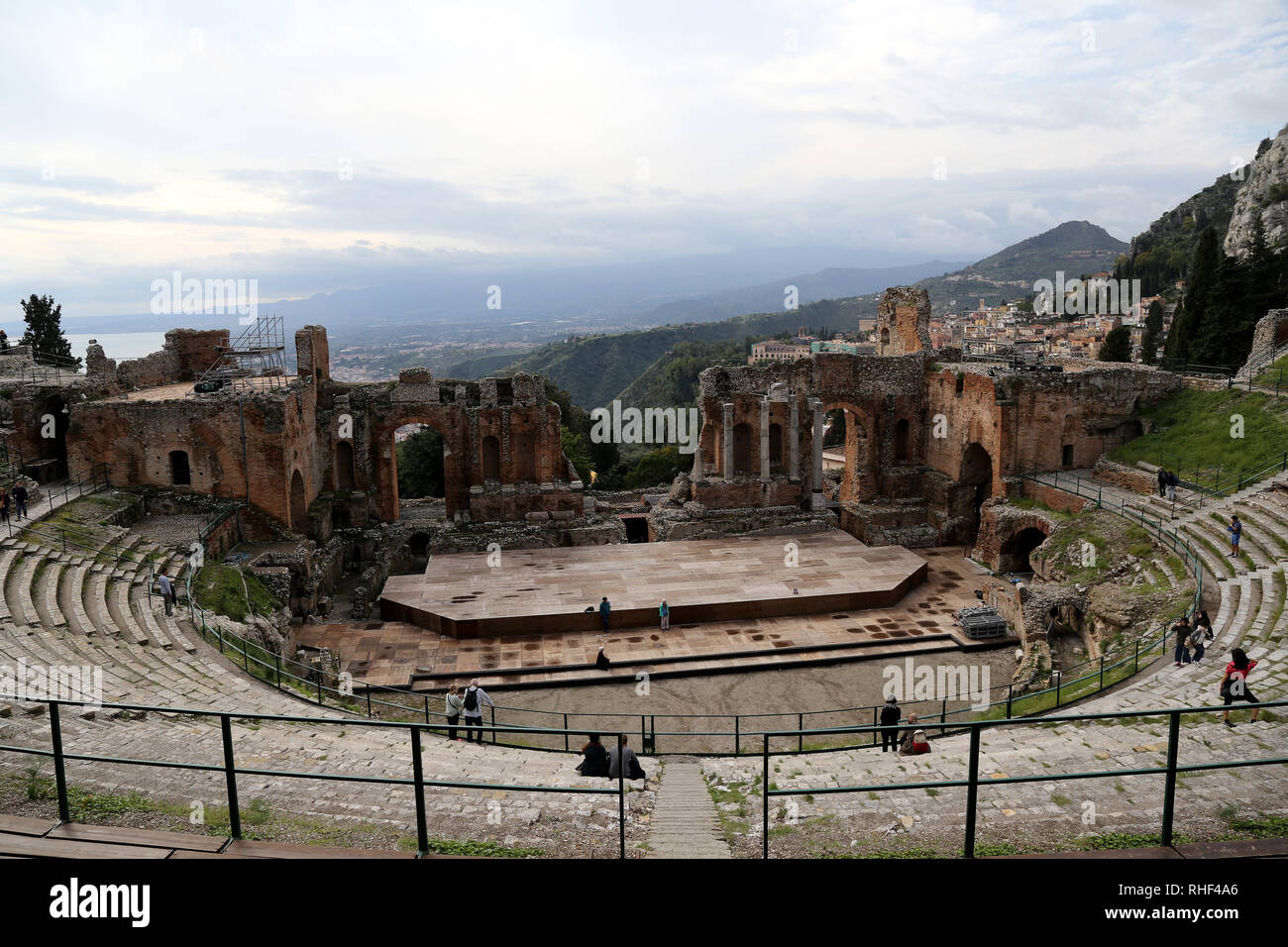 Taormina architecture hi-res stock photography and images - Alamy