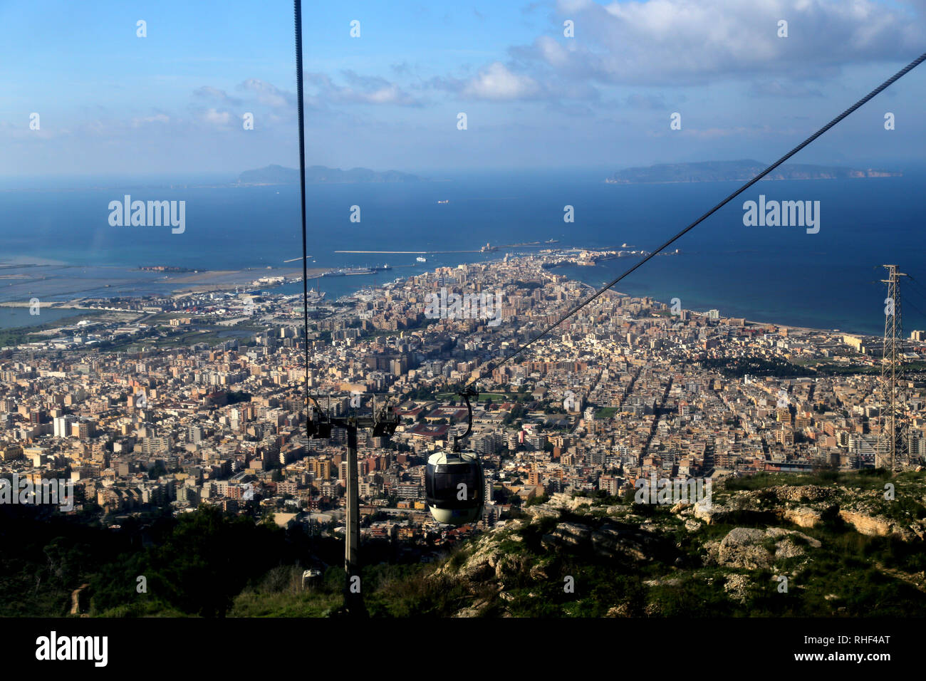 Erice cable car hi-res stock photography and images - Alamy