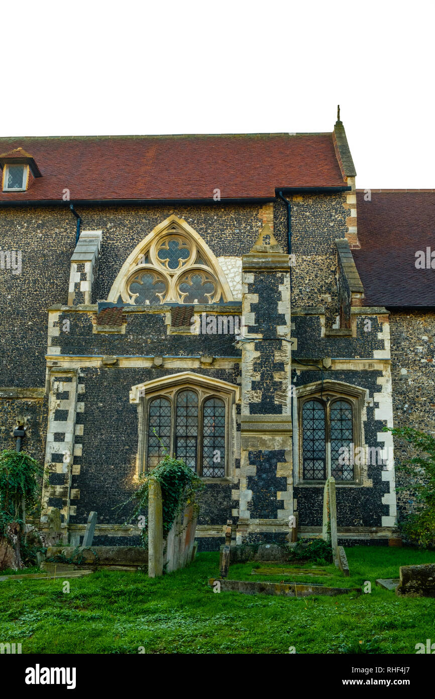 St Mary the Virgin Church, Church Road, Stone, Kent Stock Photo - Alamy
