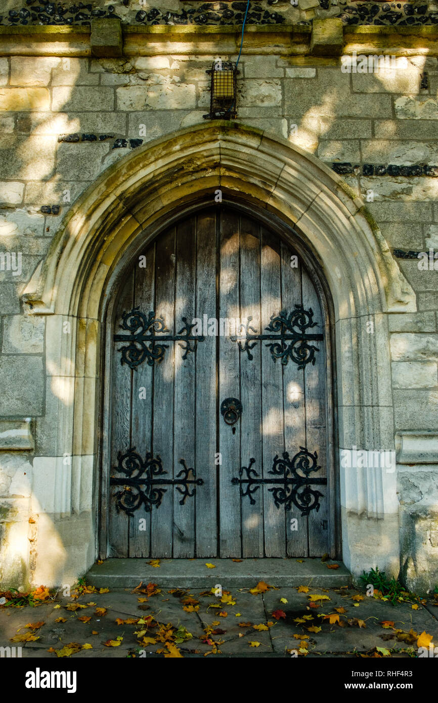 Parish Church of St Botolph, Northfleet, Gravesend, Kent Stock Photo ...