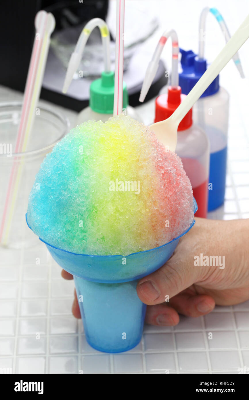 Shaved ice hawaii hi-res stock photography and images - Alamy