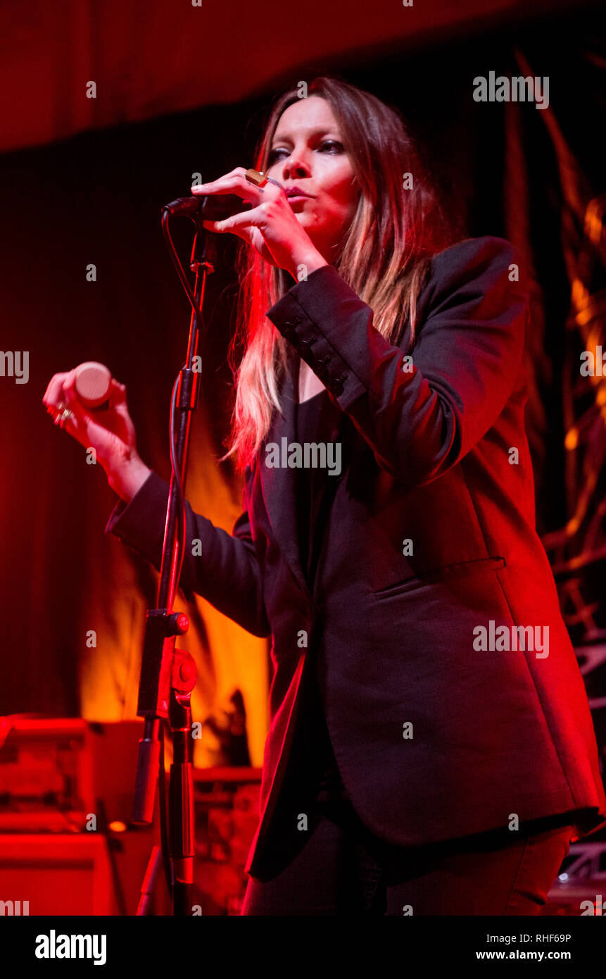 Liela Moss at A Peaceful Noise Bush hall London 24 nov 2018 in aid of ...