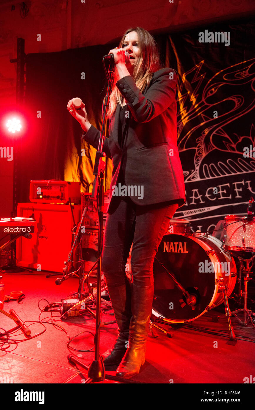 Liela Moss at A Peaceful Noise Bush hall London 24 nov 2018 in aid of ...