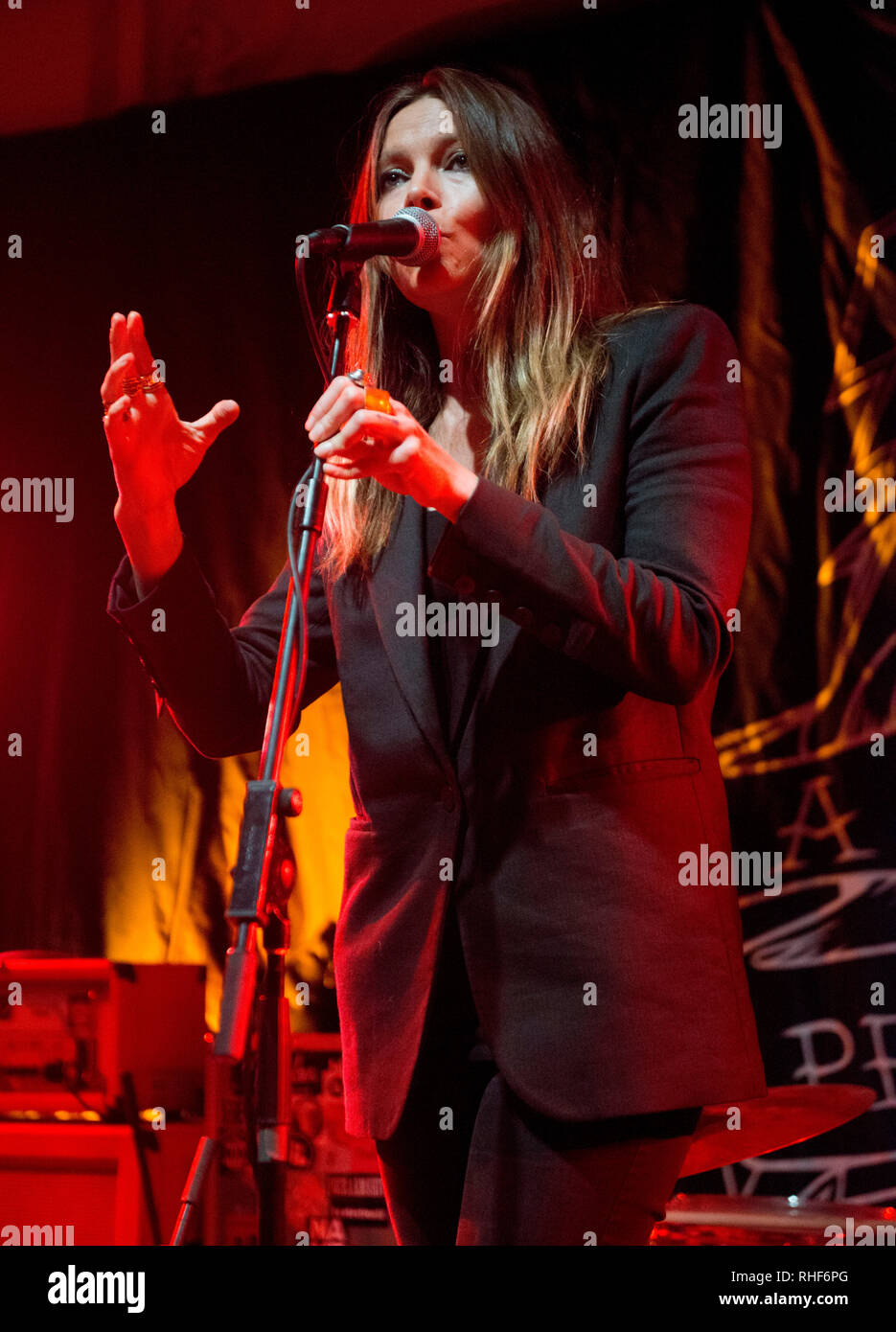 Liela Moss at A Peaceful Noise Bush hall London 24 nov 2018 in aid of ...