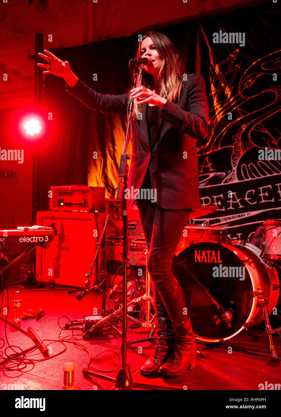 Liela Moss at A Peaceful Noise Bush hall London 24 nov 2018 in aid of ...