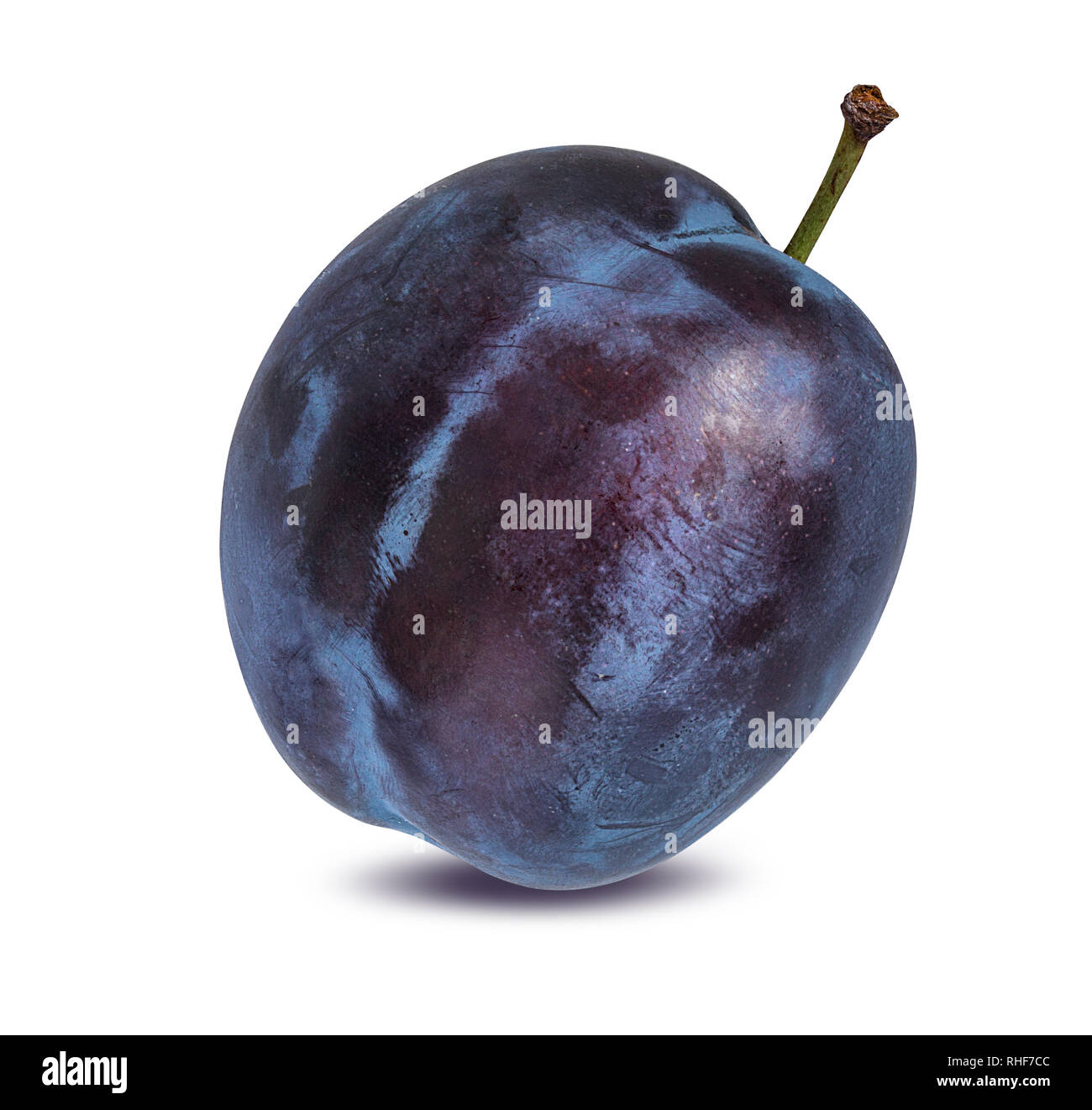 plum on a white background Stock Photo - Alamy
