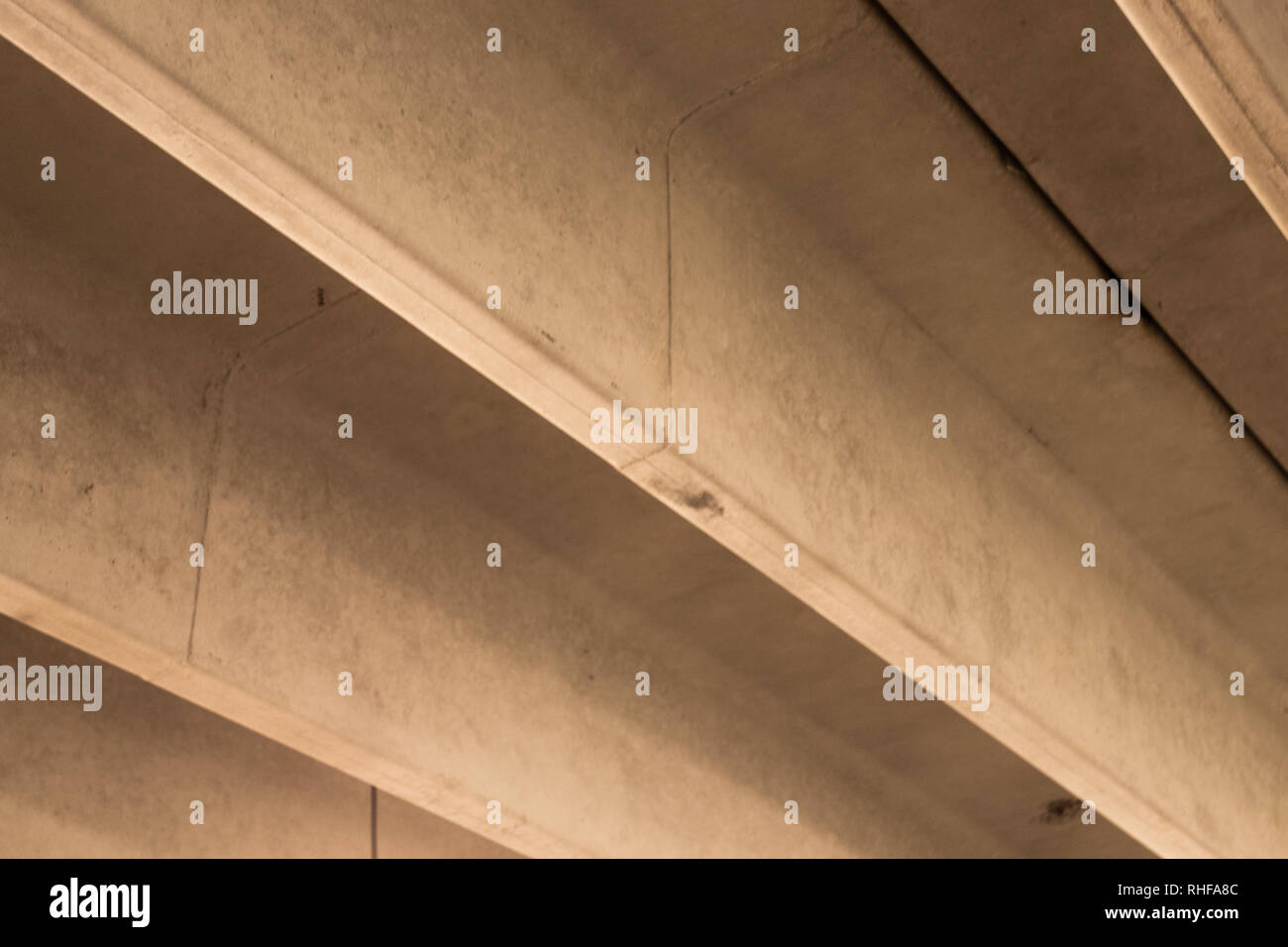 Concrete Ceiling Beams Stock Photo - Alamy
