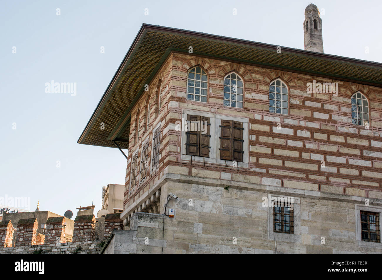 Old window Architecture from the Ottoman times In Istanbul Stock Photo ...