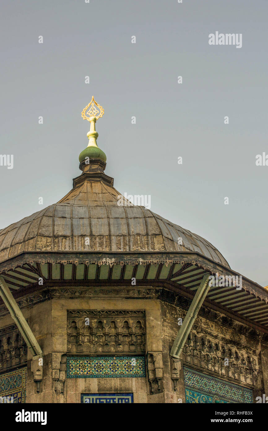 Outer view of dome in Ottoman architecture in, Istanbul, Turkey Stock ...