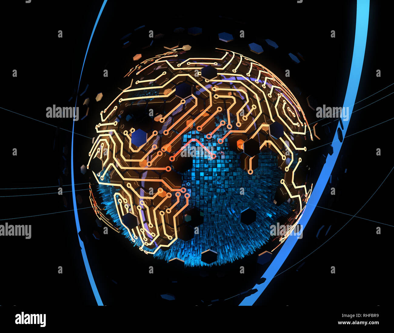 Internet smart earth technology, circuit board data transmission Stock ... Internet smart earth technology, circuit board data transmission Stock ...