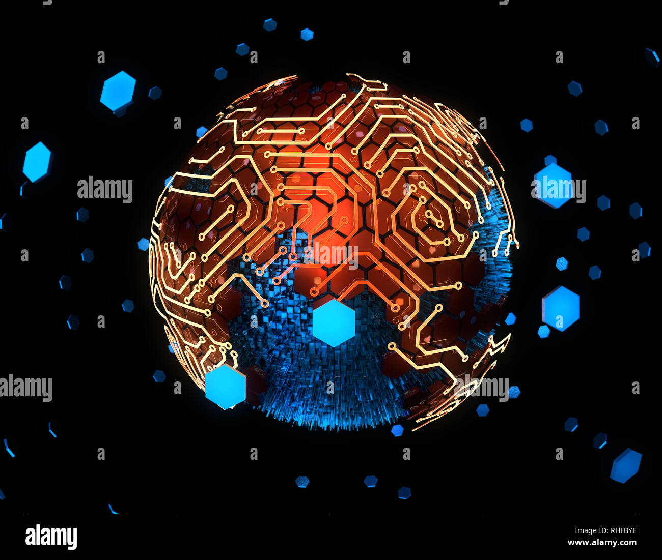 Internet smart earth technology, circuit board data transmission Stock ... Internet smart earth technology, circuit board data transmission Stock ...