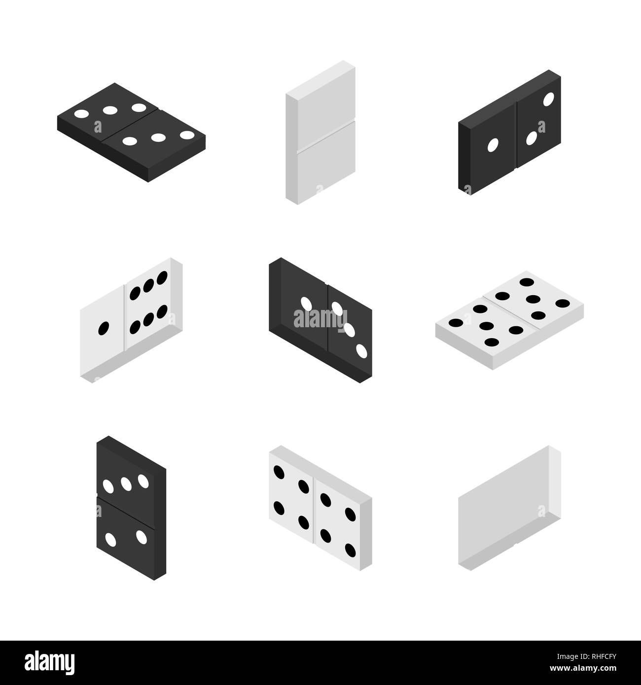 Dominoes vector hi-res stock photography and images - Alamy