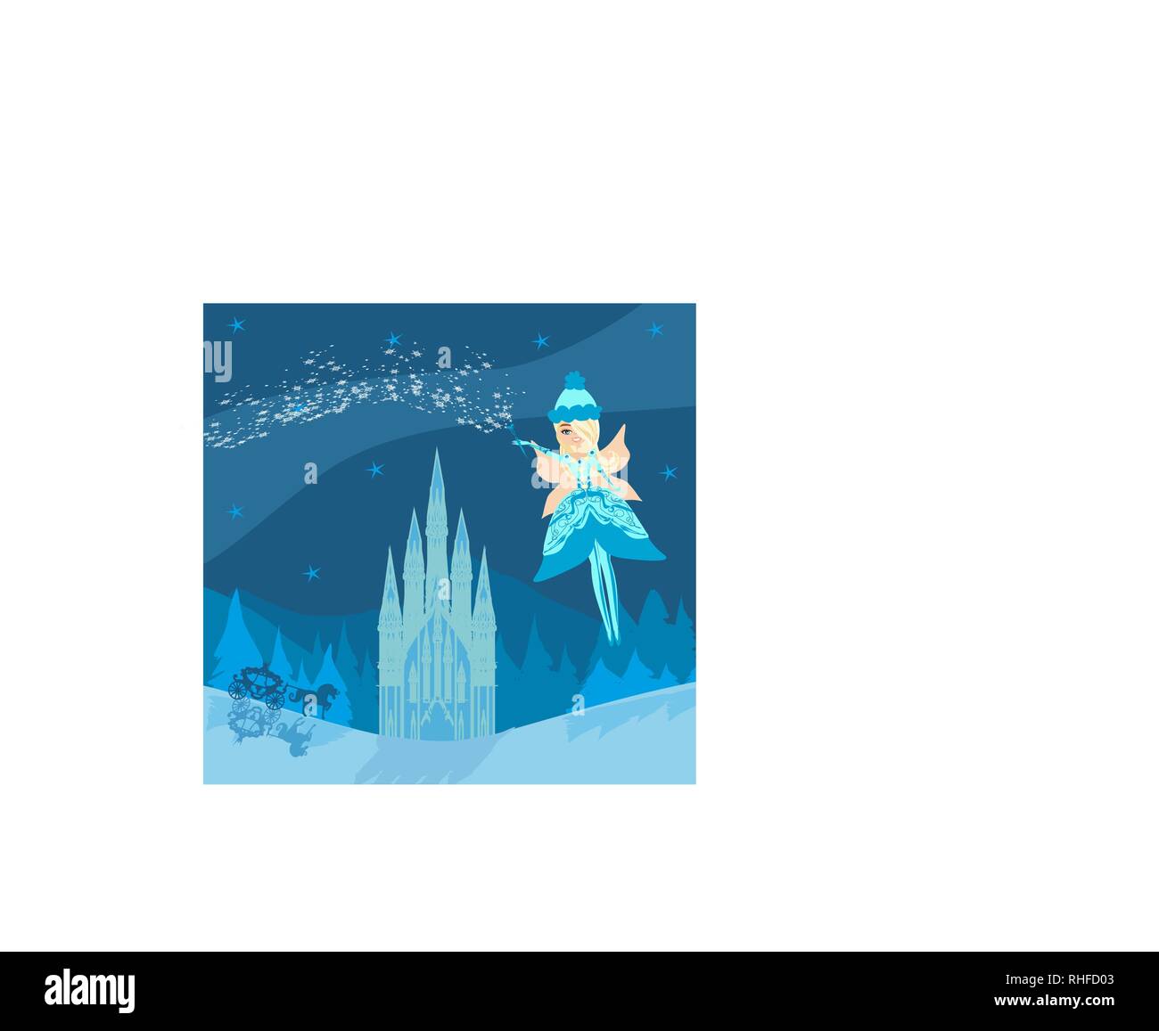 Magic fairy tale carriage Cut Out Stock Images & Pictures - Alamy