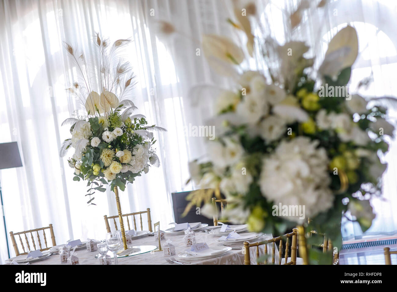 wedding set up Stock Photo - Alamy